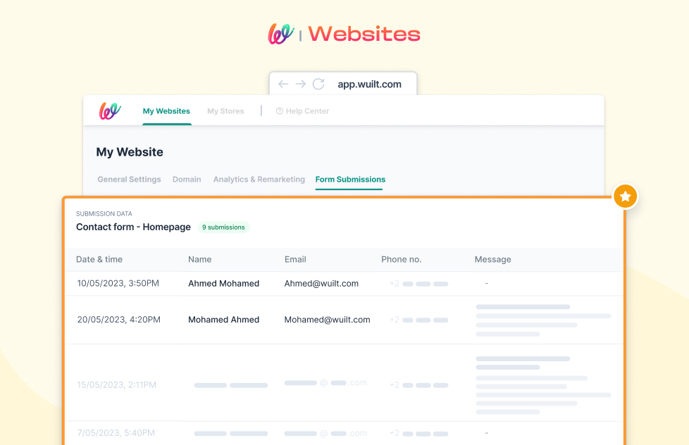 New 🥳 Easily track all contact requests from your website!